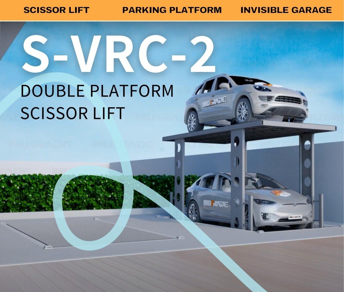 S-VRC-2 TWO-PLATFORM SCISSOR LIFT – TRANSFORM YOUR UNDERGROUND PARKING EXPERIENCE